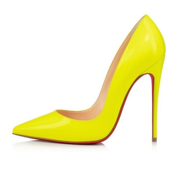 Christian Louboutin | Shoes | Neon Yellow So Kate | Poshmark
